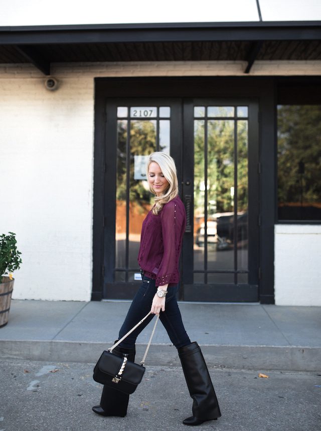 The must have color for Fall: bordeaux color neiman marcus